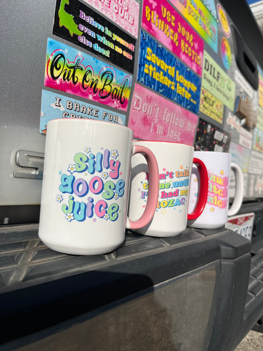 Dumb B*tch Juice Handpressed 15oz Mug – The Funnel Cake Tree